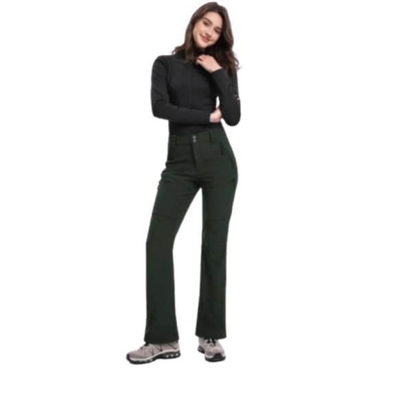 Skea | Pants & Jumpsuits | Skea Insulated Black And Green Ski Pants ...
